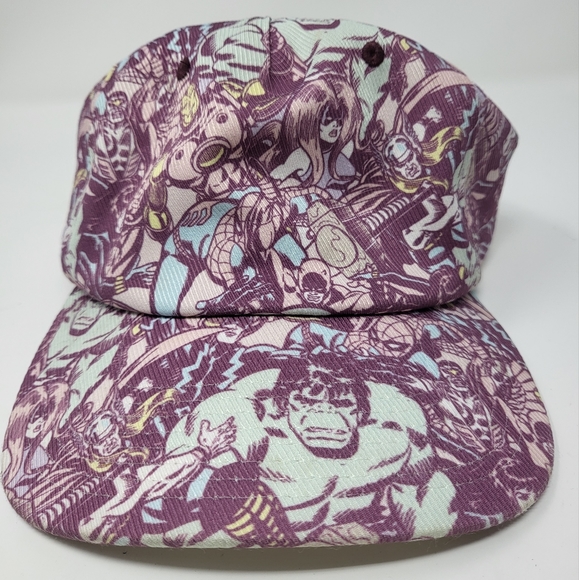 Marvel | Accessories | Marvel Avengers Superhero Snapback Hat Cap All ...
